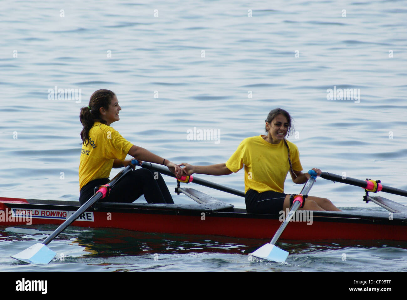 Rowing, Thessaloniki Greece Stock Photo - Alamy