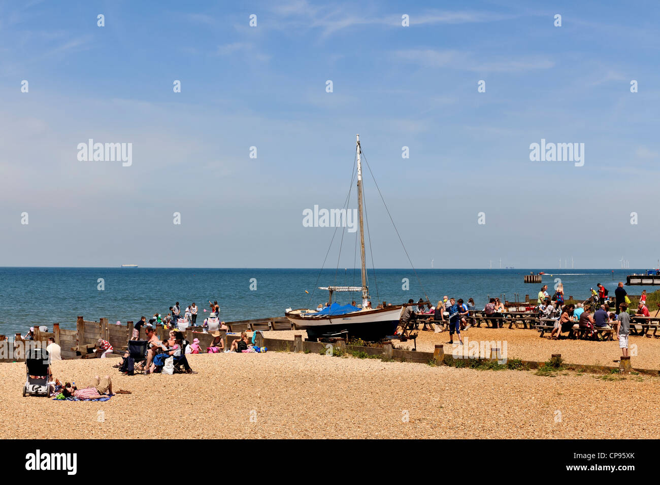 Whitstable beach, kent hi-res stock photography and images - Alamy