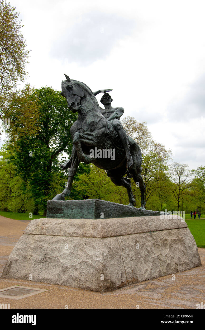 Bronze Equestrian Statue Physical Energy by Victorian Sculptor G.F ...