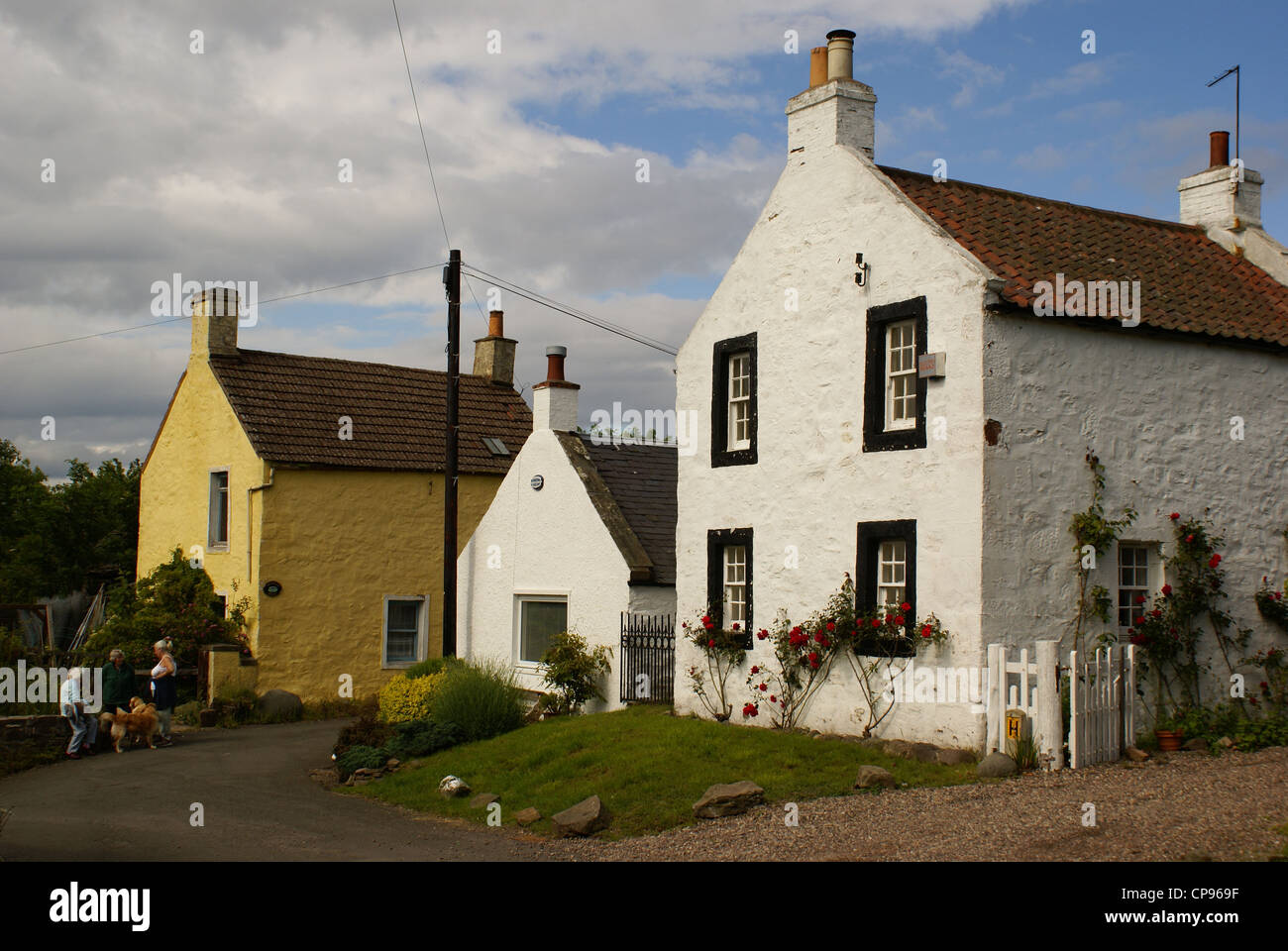 Village life, Fife, Scotland Stock Photo - Alamy