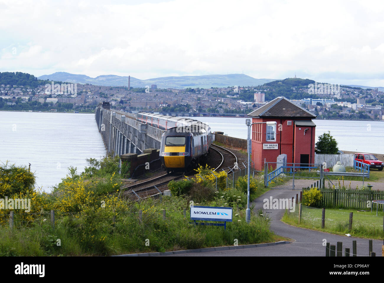 River Tay Railway Bridge, Fife, Scotland Stock Photo - Alamy