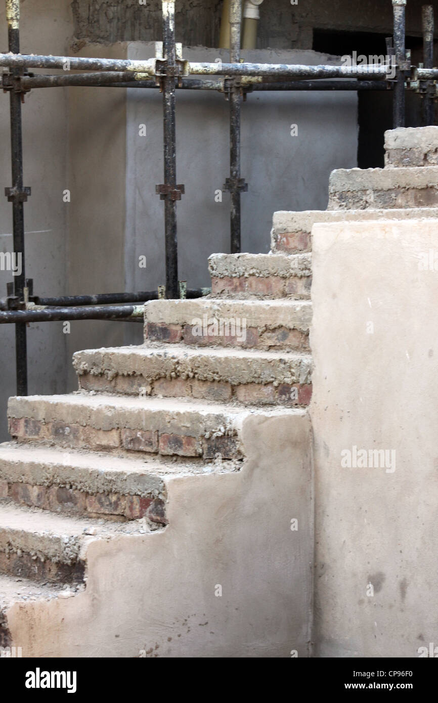Build brick steps hi-res stock photography and images - Alamy