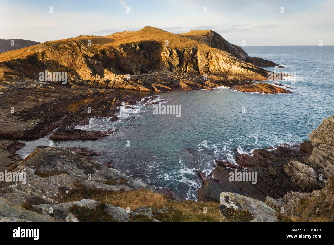 Coastal scenery at Portvasgo, a small bay near Melness, Tongue ...