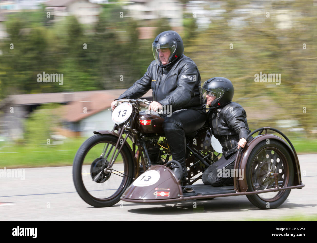 Vintage motorbike Condor D 50 from 1931 on display at Grand Prix in ...