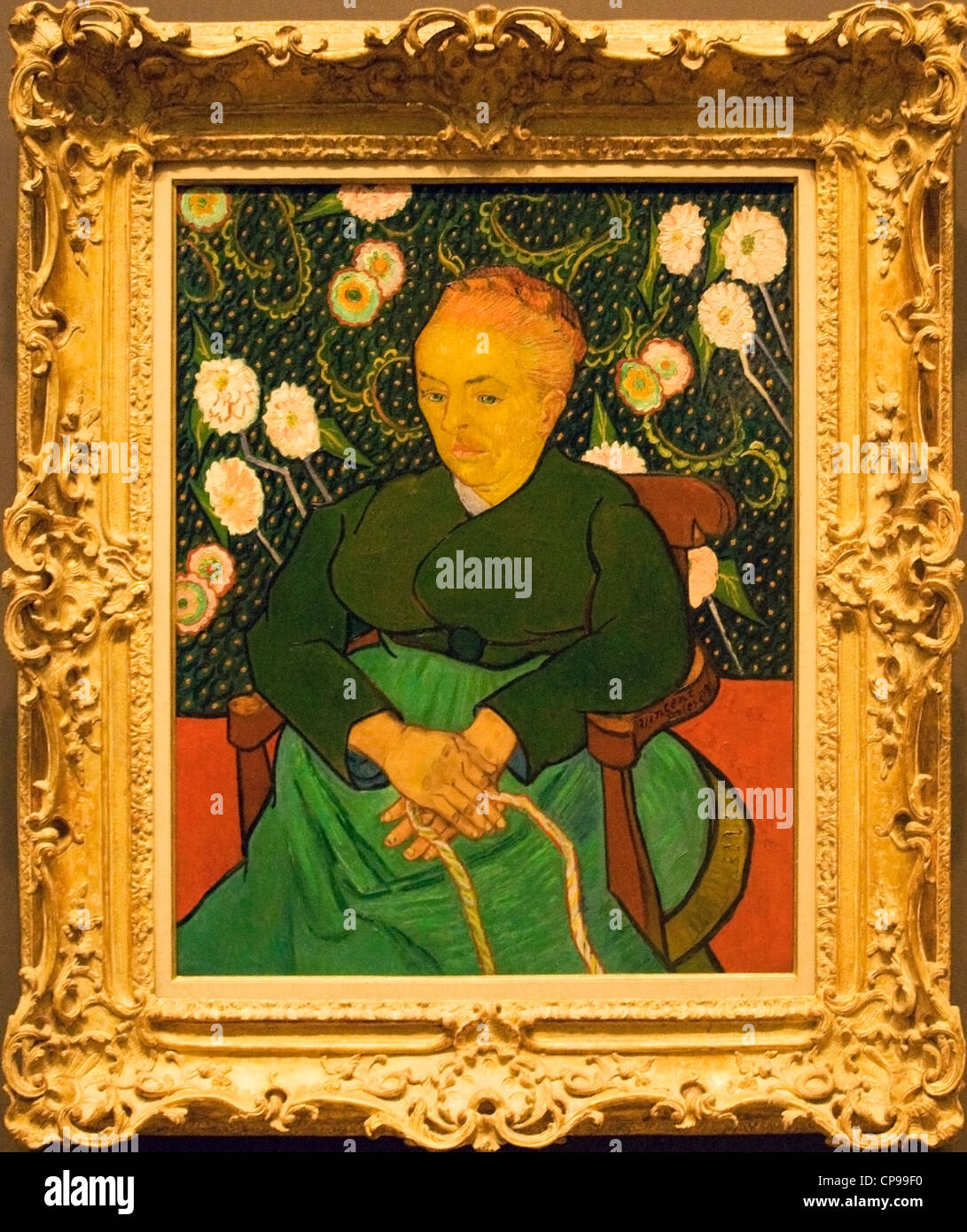 Woman Rocking a Cradle Vincent van Gogh Stock Photo - Alamy