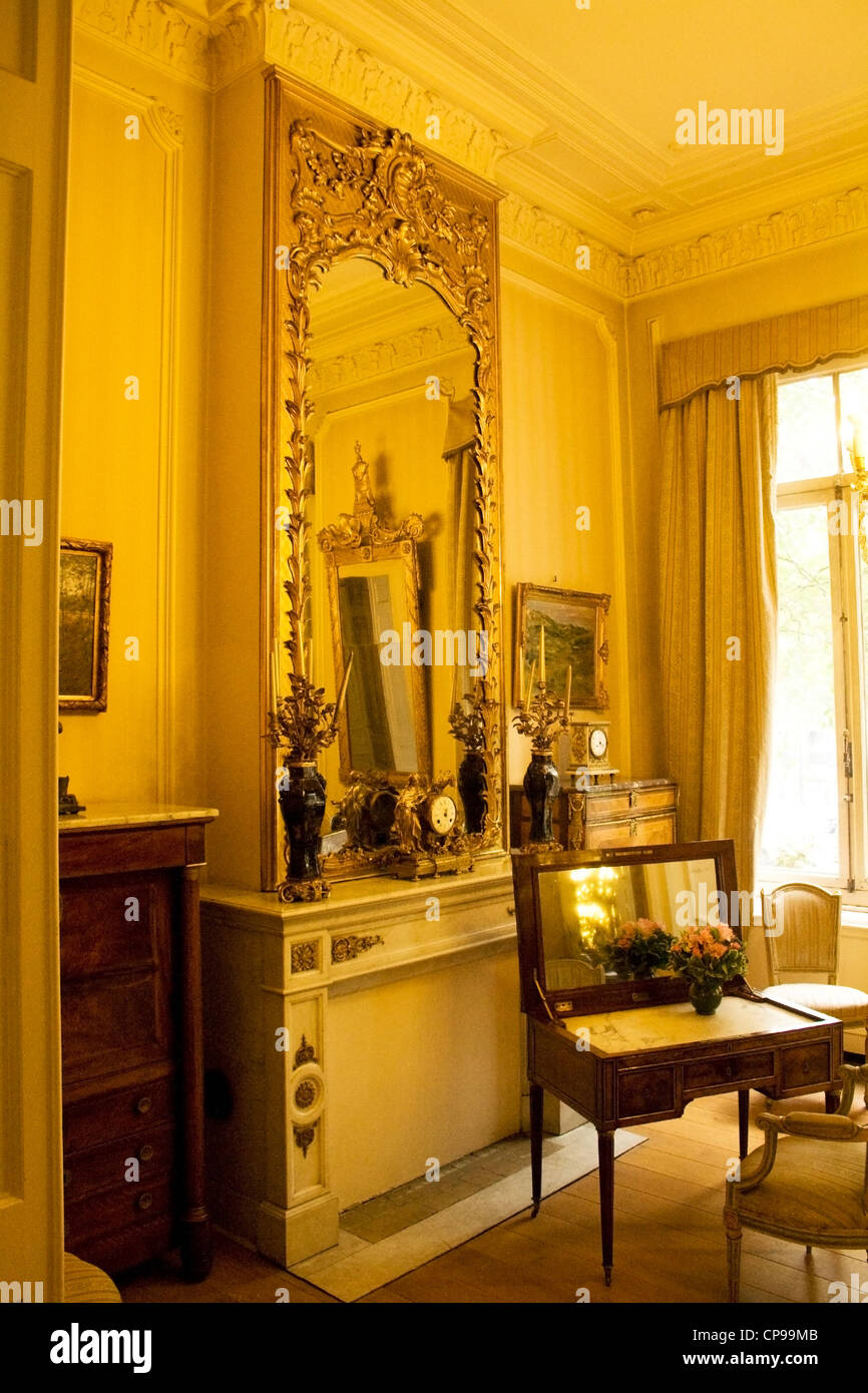 Mirrors from the Charlier Museum Stock Photo - Alamy