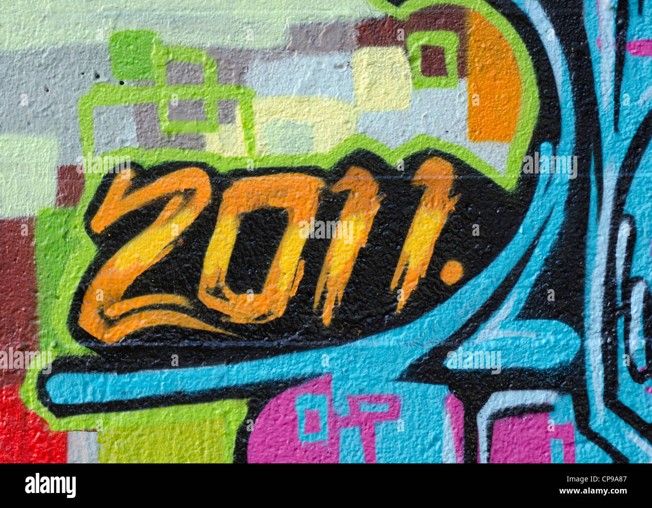Wall Graffiti artwork paintings in Seattle Washington USA Stock Photo ...
