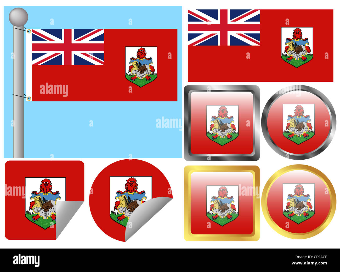 Flag of bermuda hi-res stock photography and images - Alamy