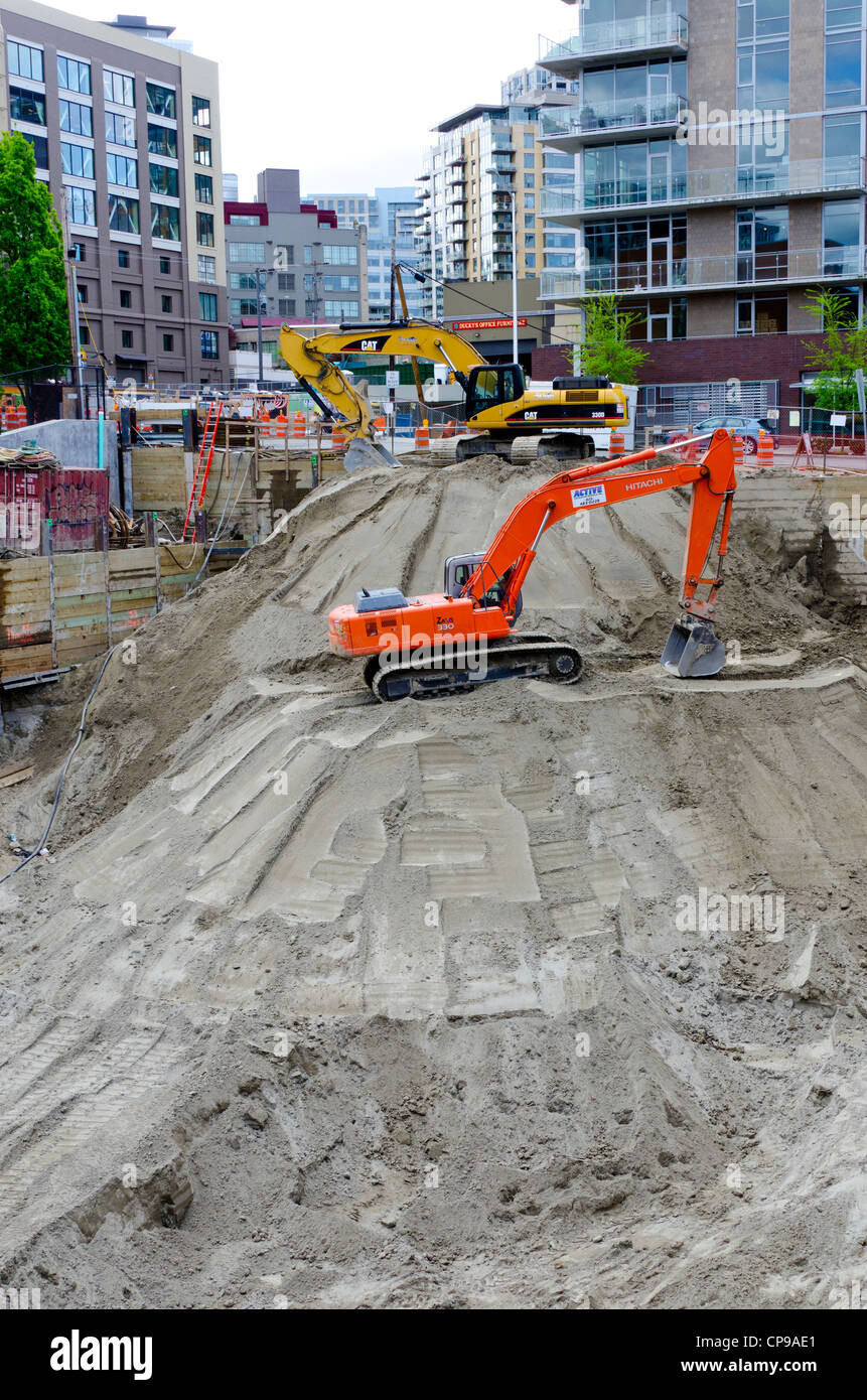 Skyscraper Foundation Construction