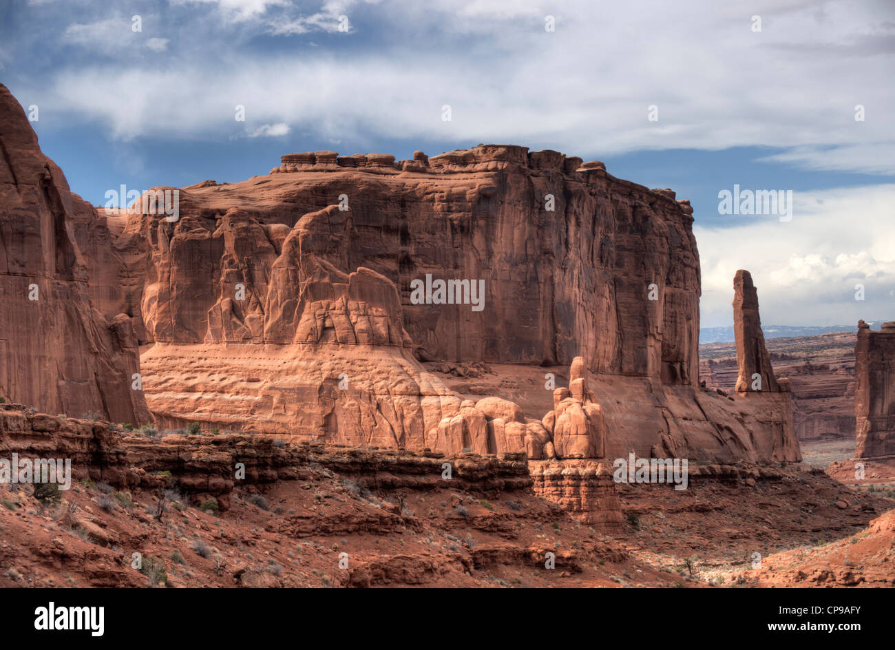Some of the cliffs, pillars and other features visible from the Park ...