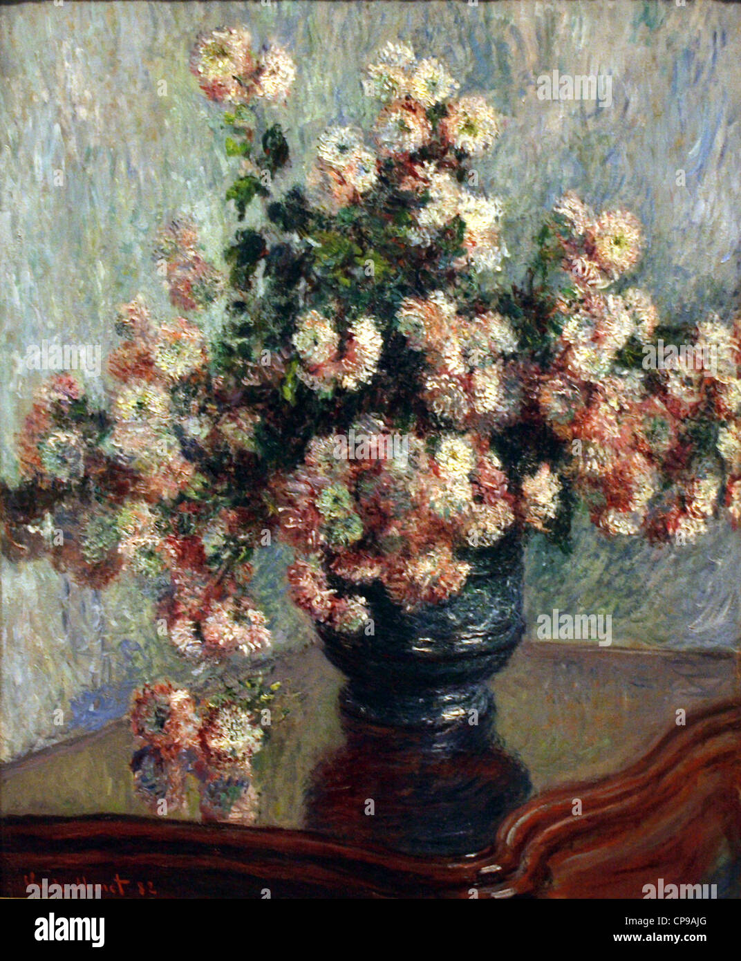 Painting of Monet in the MET, NY Stock Photo - Alamy