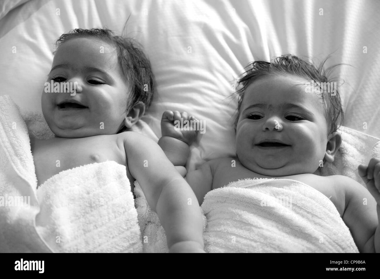 Black young female infants Black and White Stock Photos & Images - Alamy