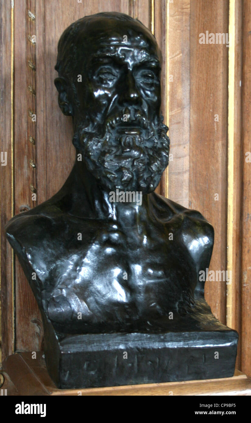 Rodin - Portrait of Jean-Paul Laurens Stock Photo - Alamy
