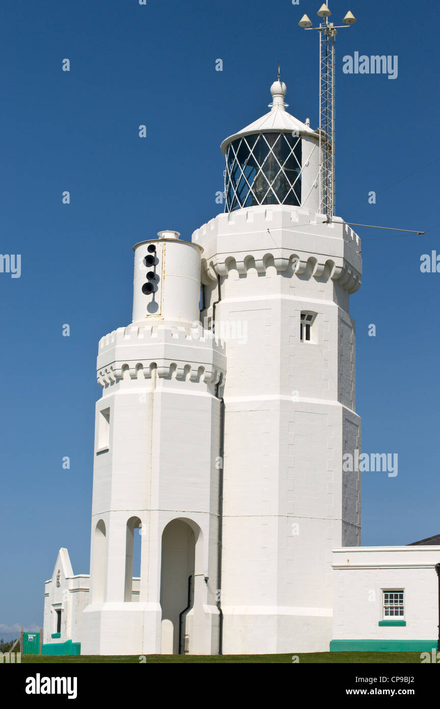 Lighthouse, Isle of Wight Stock Photo - Alamy