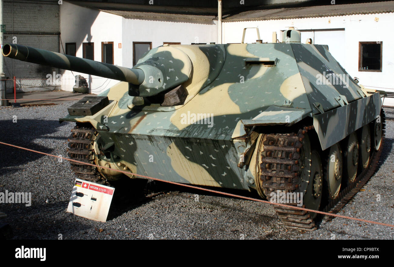 Hetzer G13-D Jagdpanzer Stock Photo - Alamy