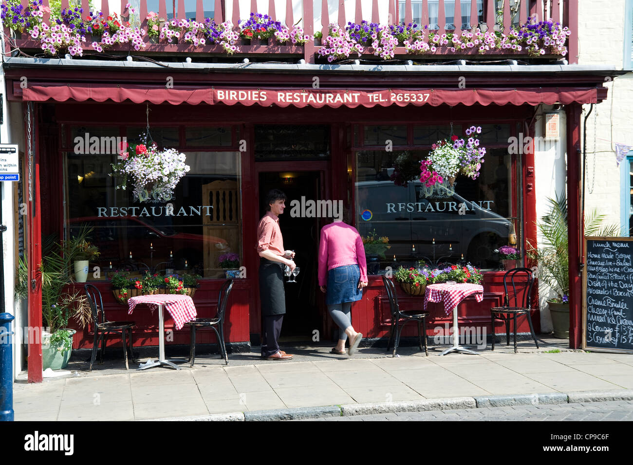 Birdies Restaurant Whitstable Kent England Stock Photo - Alamy