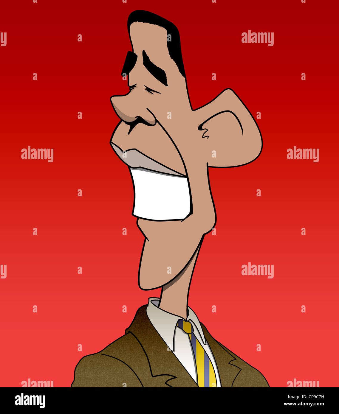 Obama Cartoon Character