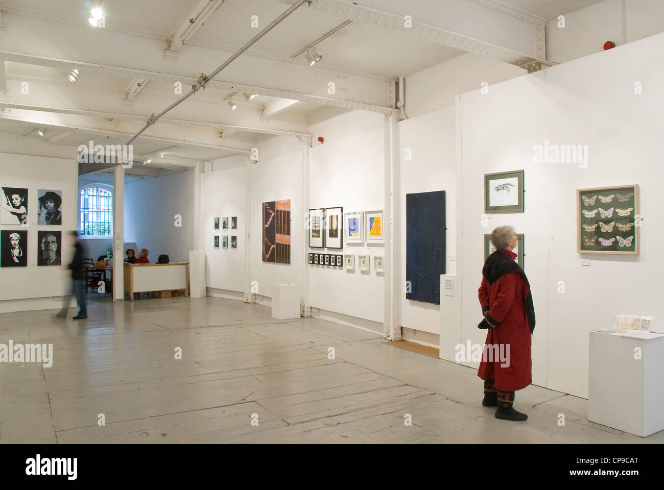 Exhibition with various types of artwork, Bristol, UK Stock Photo - Alamy