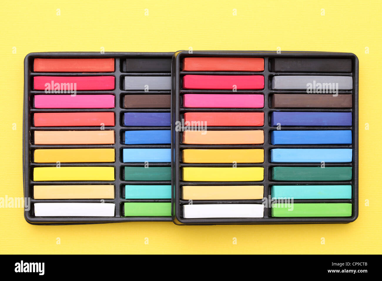 Set of colorful crayons Stock Photo - Alamy