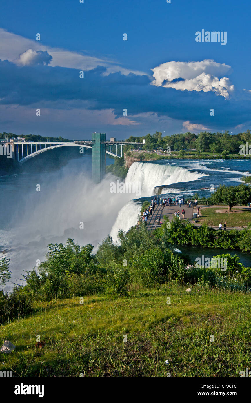 storm clouds over Niagara Falls Stock Photo - Alamy