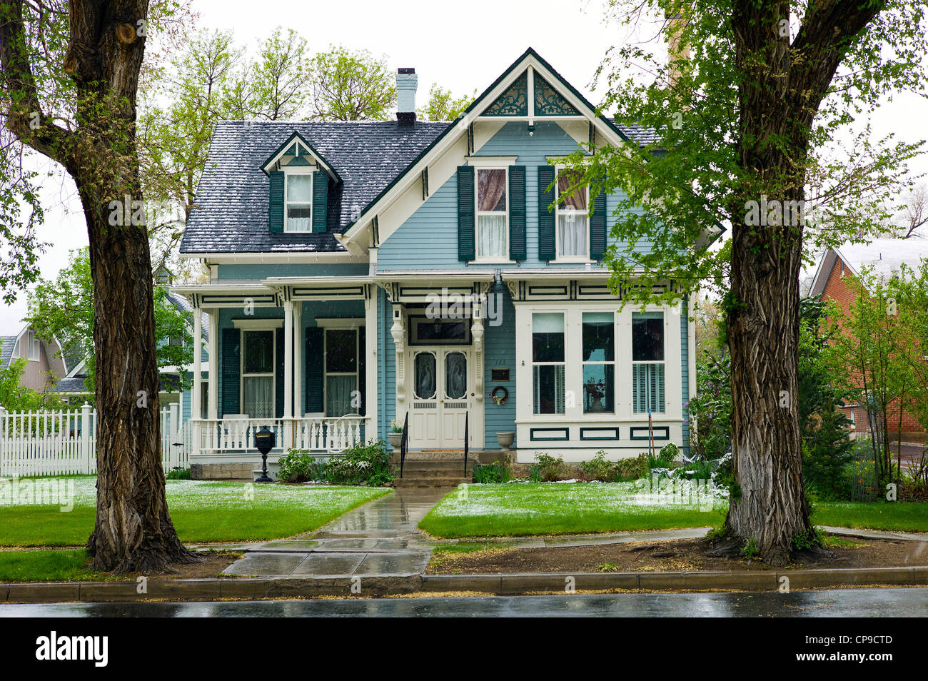 Victorian house exterior usa hi-res stock photography and images - Alamy