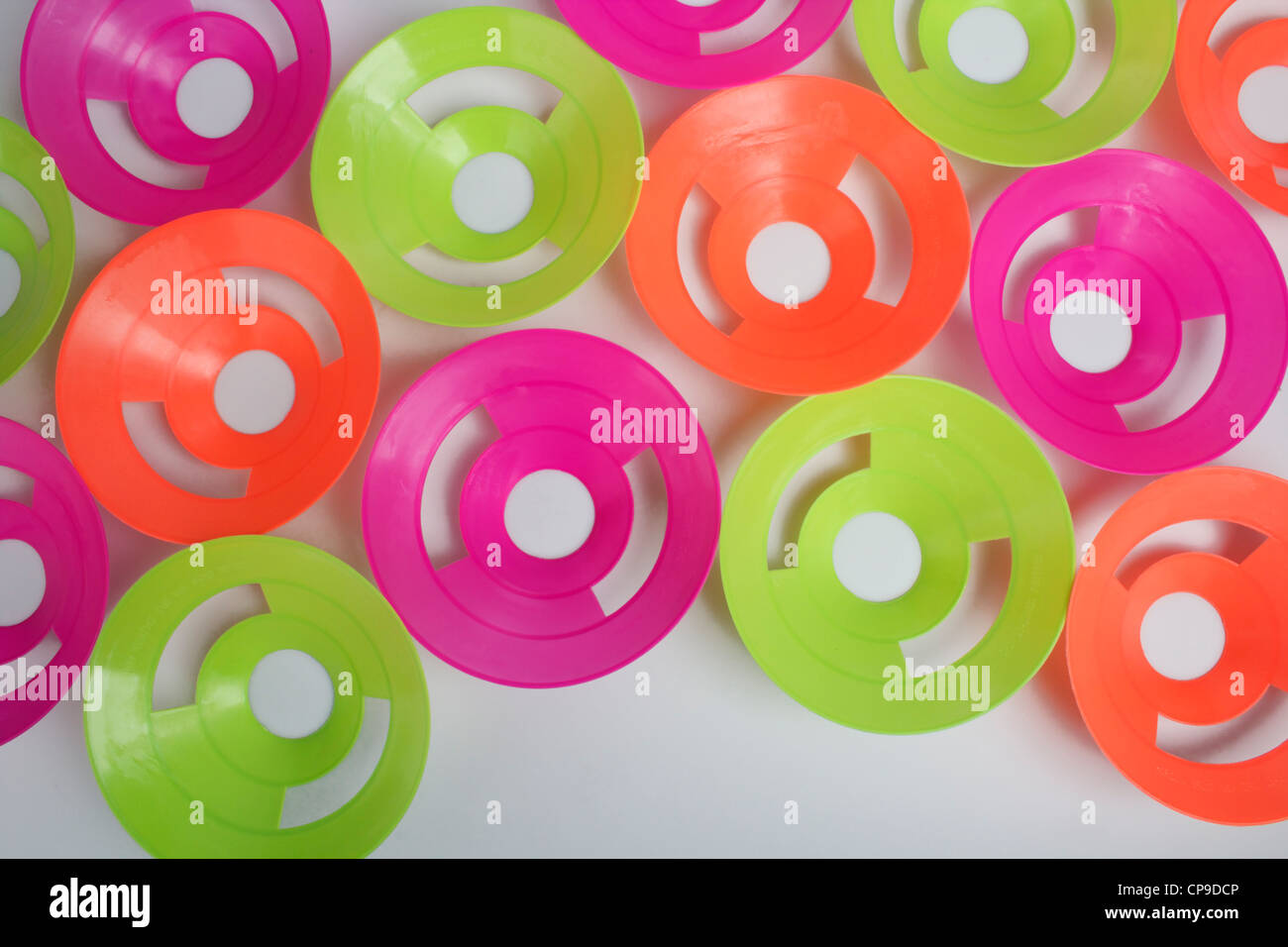 Round Neon Cones Stock Photo - Alamy