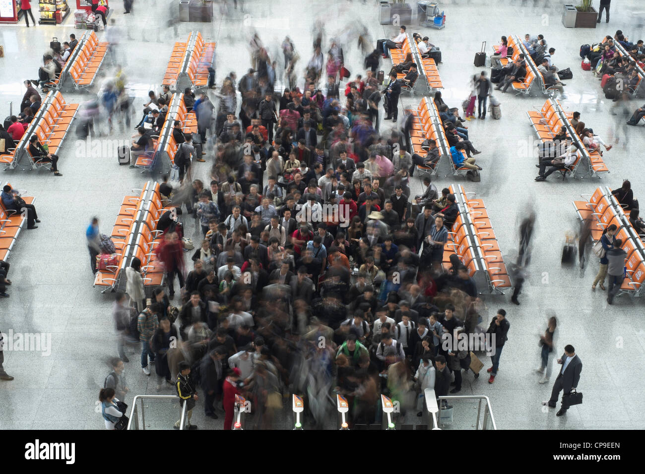 Queue ticket station hi-res stock photography and images - Alamy