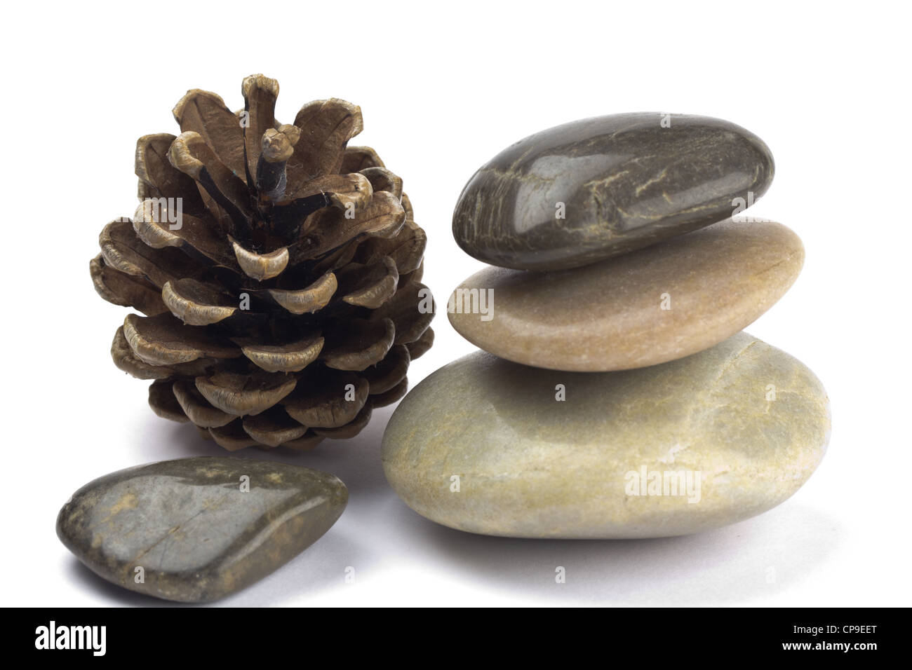 Stack of Pebbles Stock Photo - Alamy