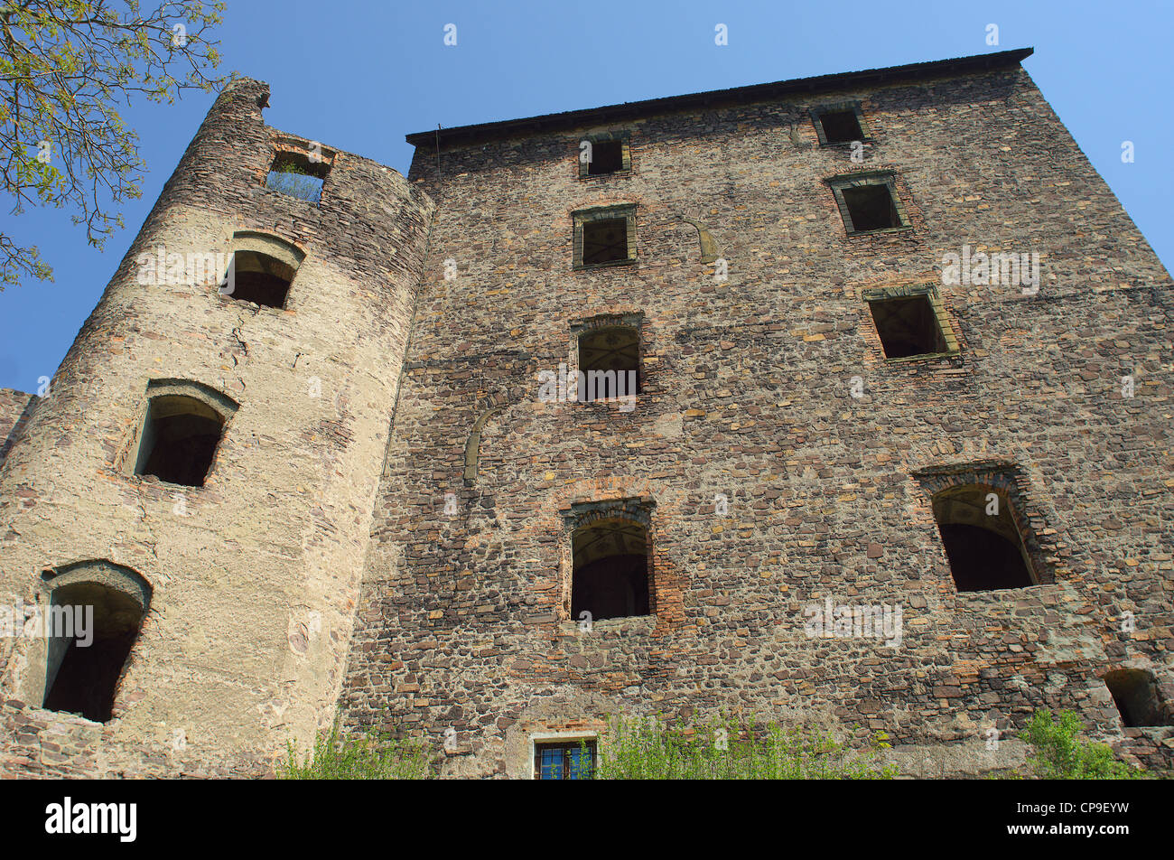 Swiny Castle Lower Silesia Poland Schweinburg Nieder Schlesien Polen ...