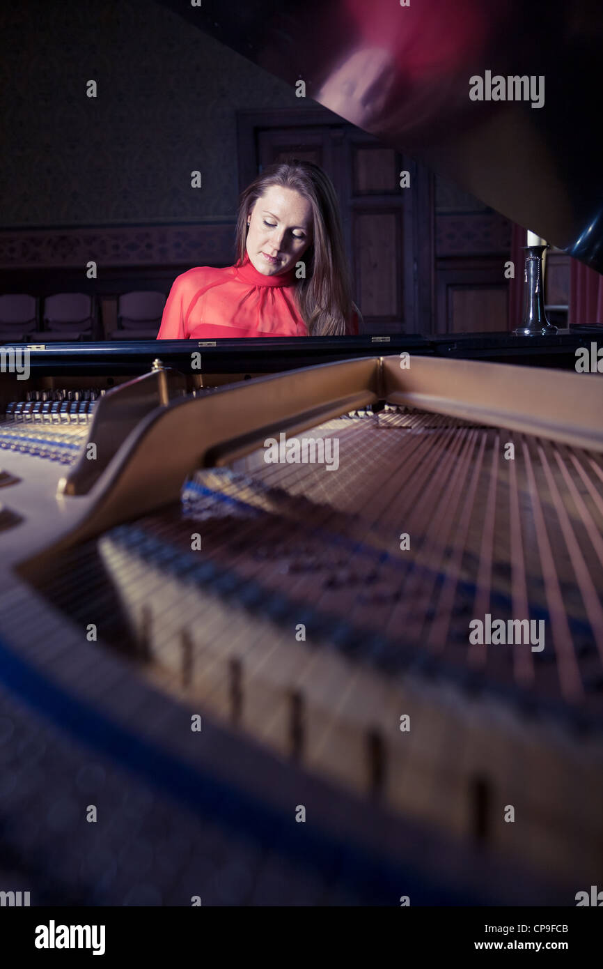 Woman keyboard play High Resolution Stock Photography and Images - Alamy