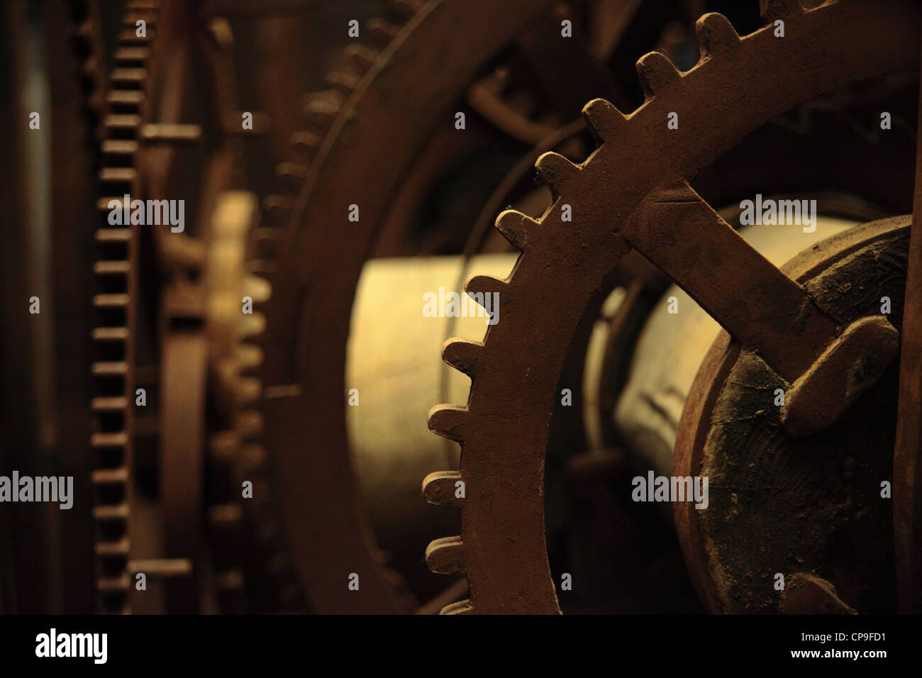 picture of an old iron mechanism Stock Photo - Alamy