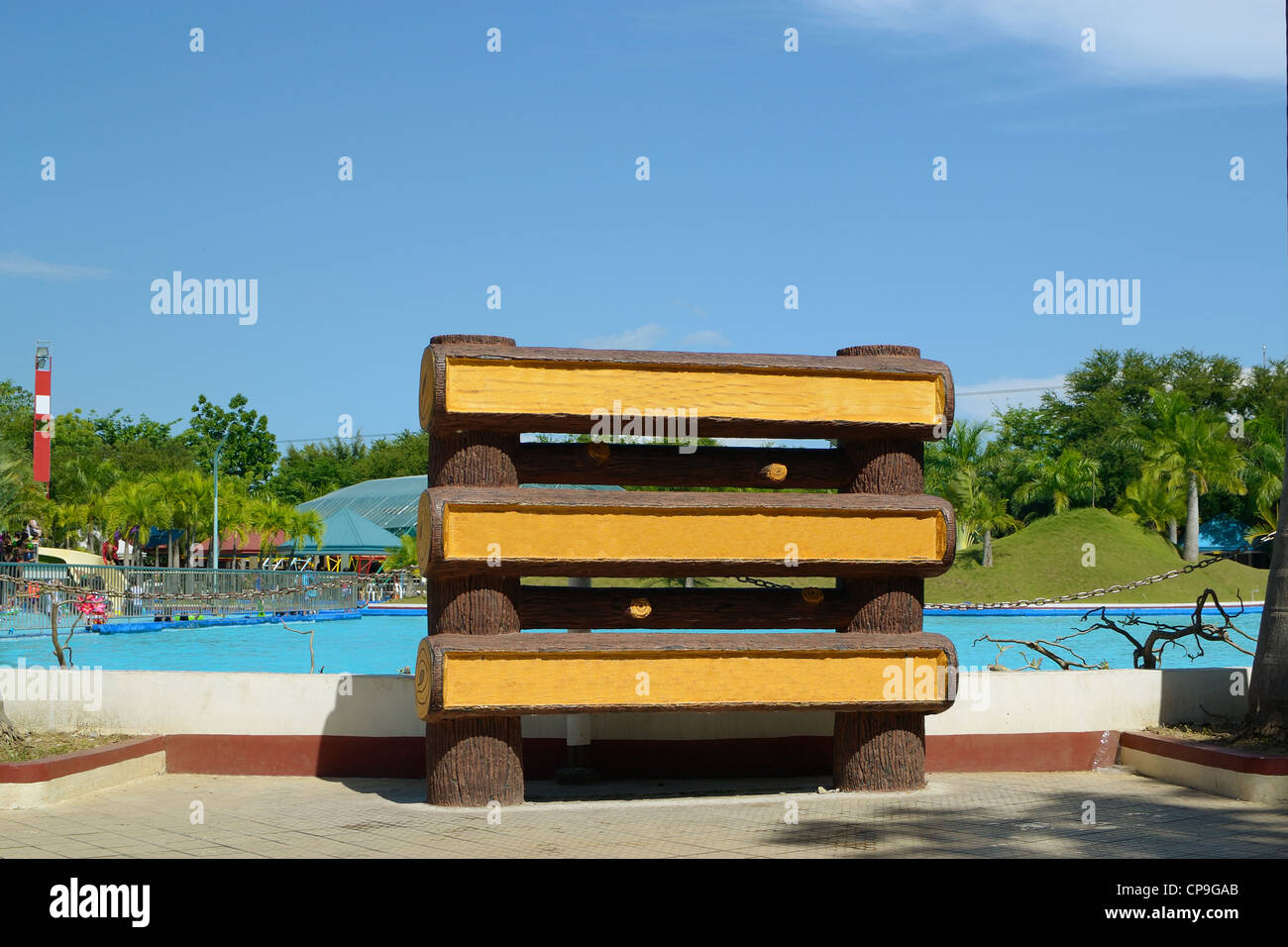 entrance area of a suburb clubhouse swimming pool Stock Photo - Alamy