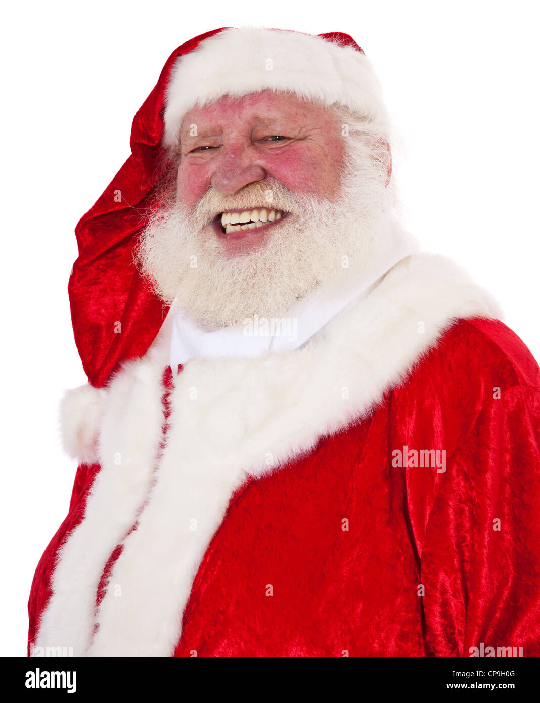 Santa Claus in authentic look. All on white background Stock Photo - Alamy