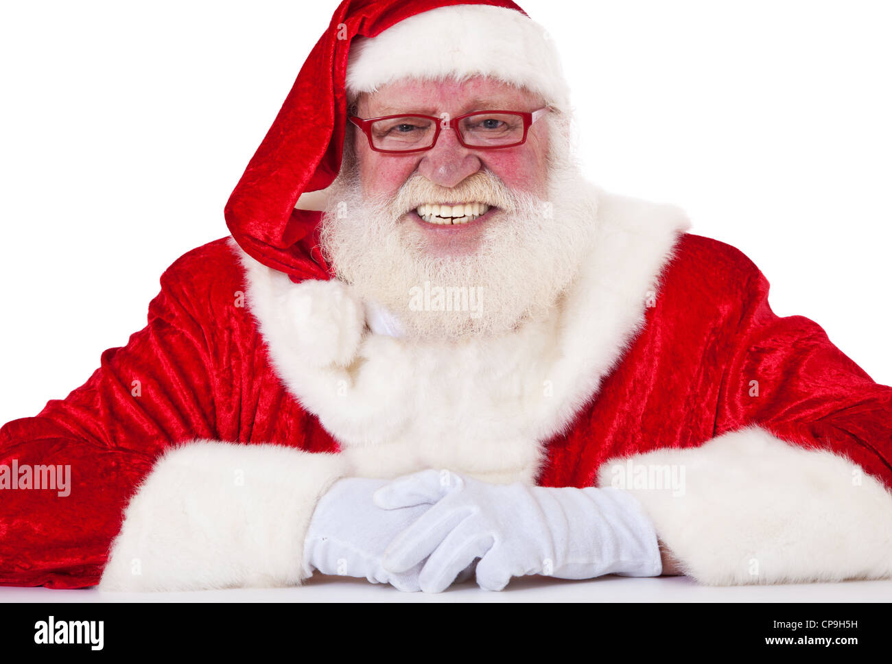Santa Claus in authentic look. All on white background Stock Photo - Alamy