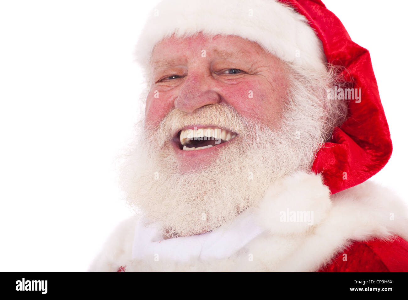 Santa Claus in authentic look. All on white background Stock Photo - Alamy