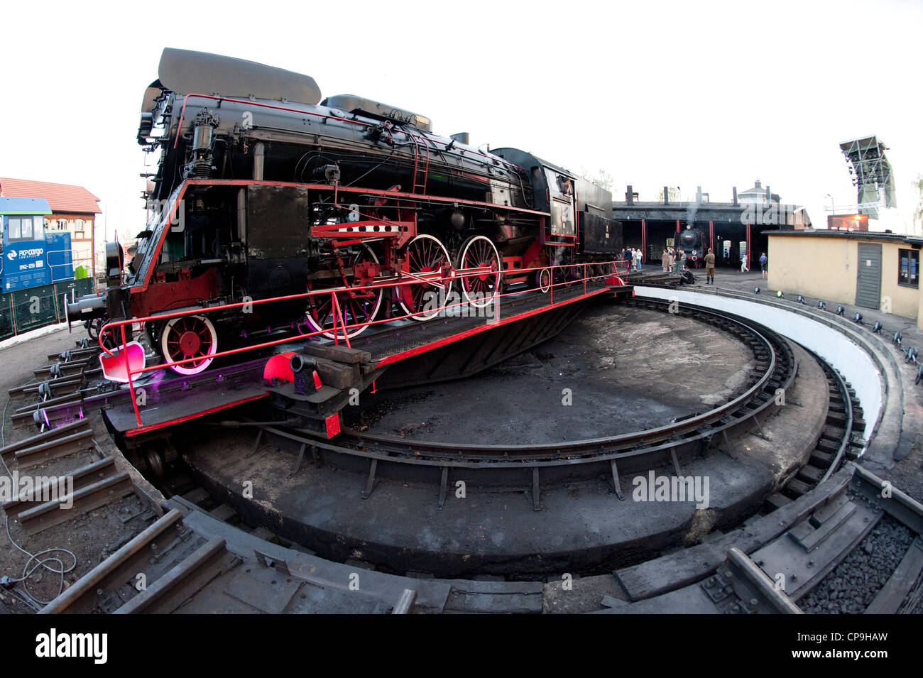 Poland Wolsztyn Steam Locomotives show and parade display event Stock ...