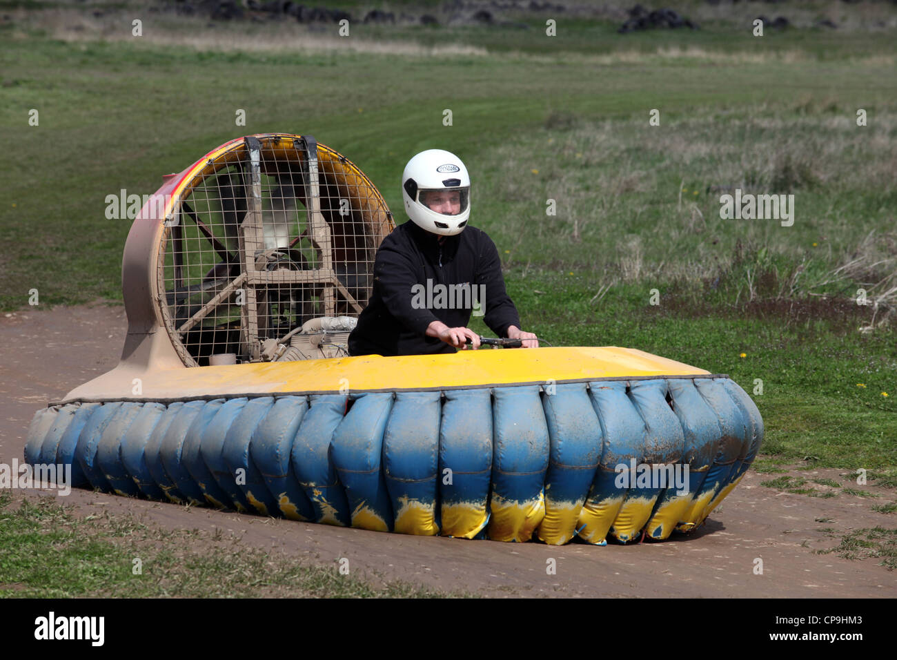 Man on a hovercraft hi-res stock photography and images - Alamy