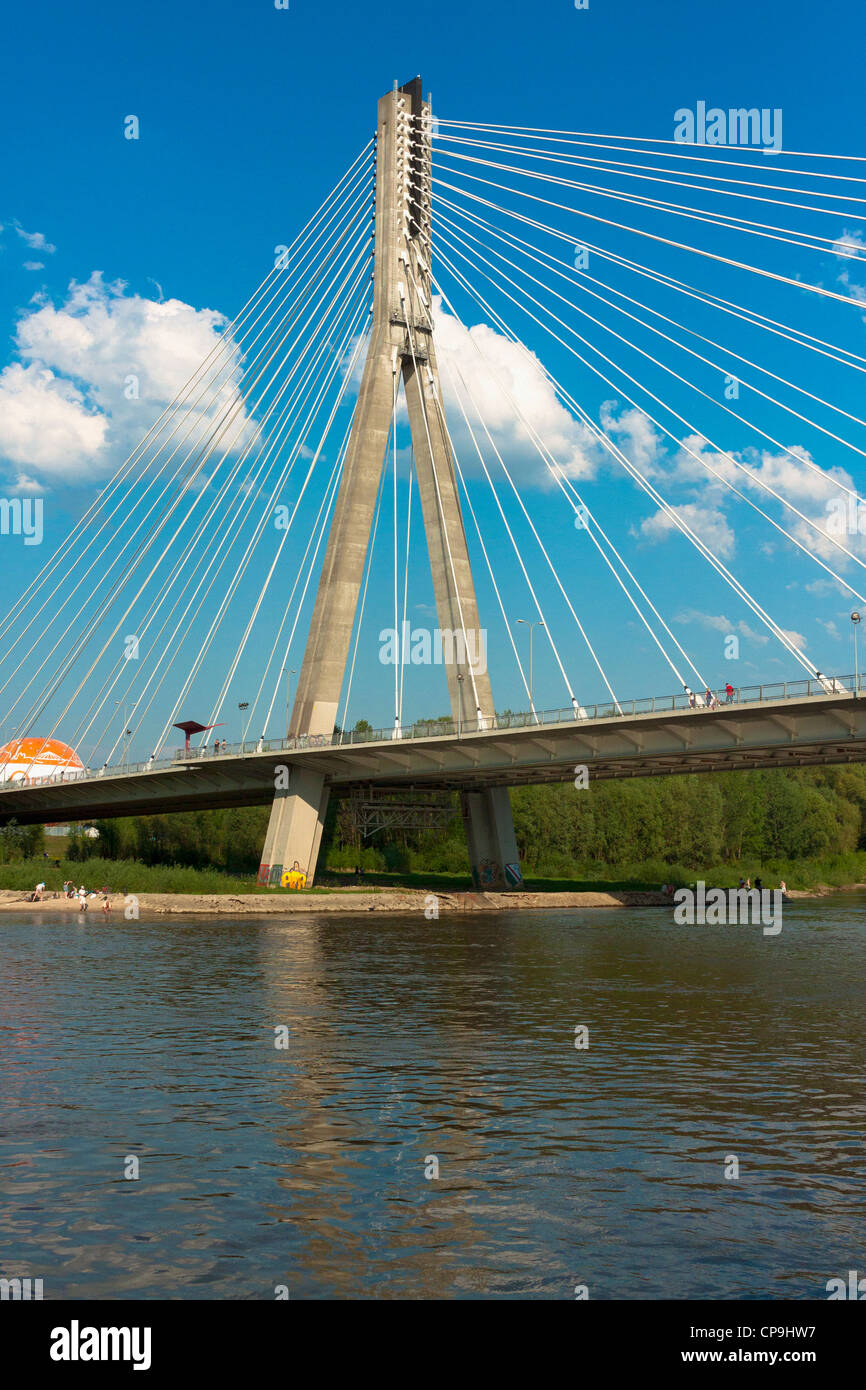 Swietokrzyski suspension bridge architecture hi-res stock photography ...