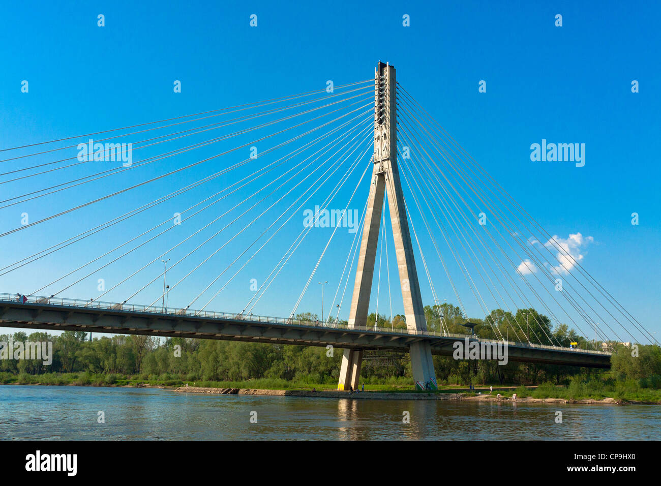 Poland warsaw swietokrzyski bridge hi-res stock photography and images ...