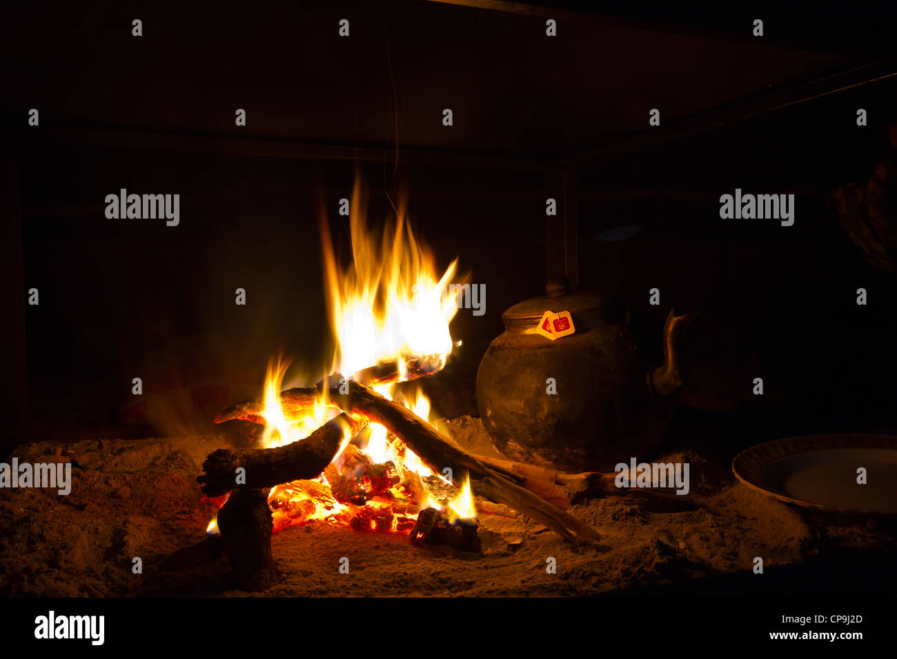 Brew of bedouin tea hi-res stock photography and images - Alamy