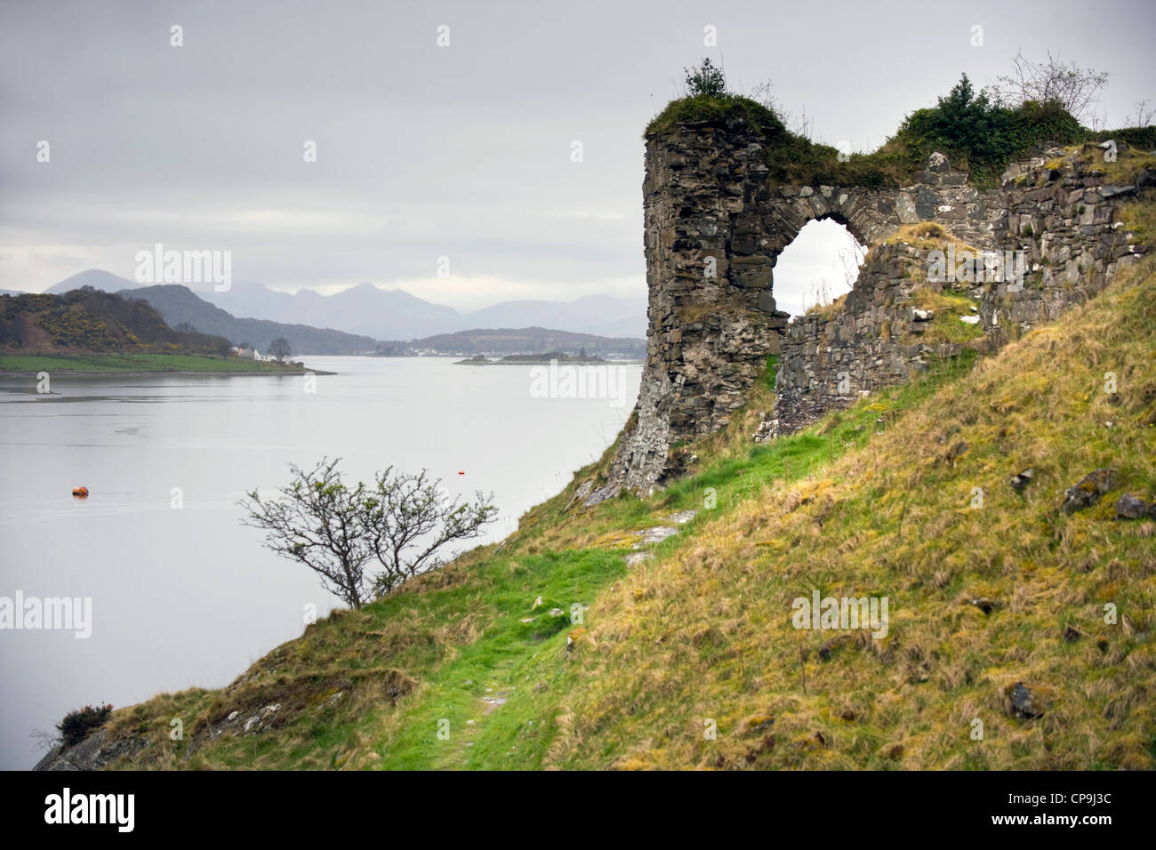 Strome Castle, Loch Carron Scotland Stock Photo - Alamy