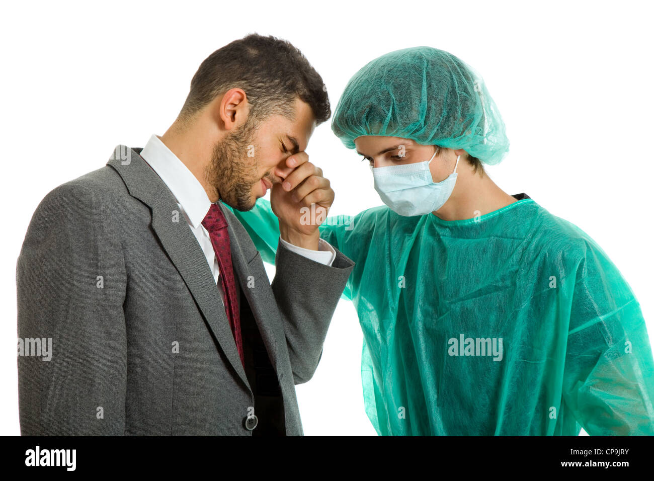 medical doctor telling the news to the patient Stock Photo - Alamy