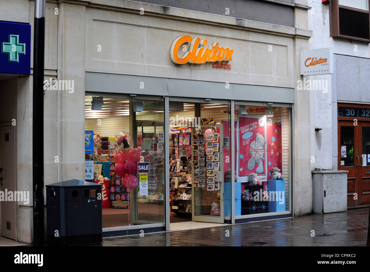 Clinton Cards, Newton Abbot, Devon Stock Photo - Alamy