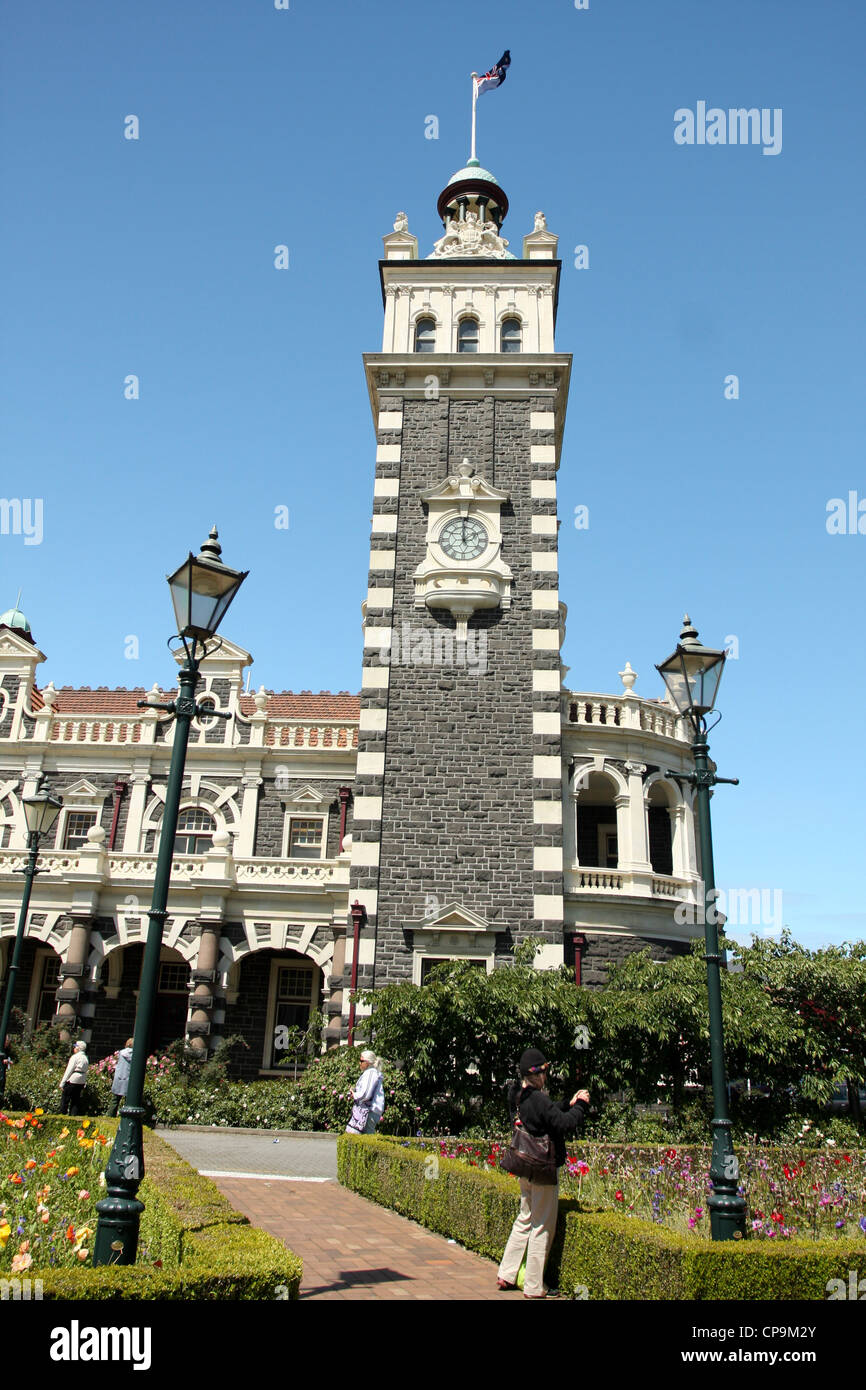 Dunedin, New Zealand, Railway Station Stock Photo - Alamy