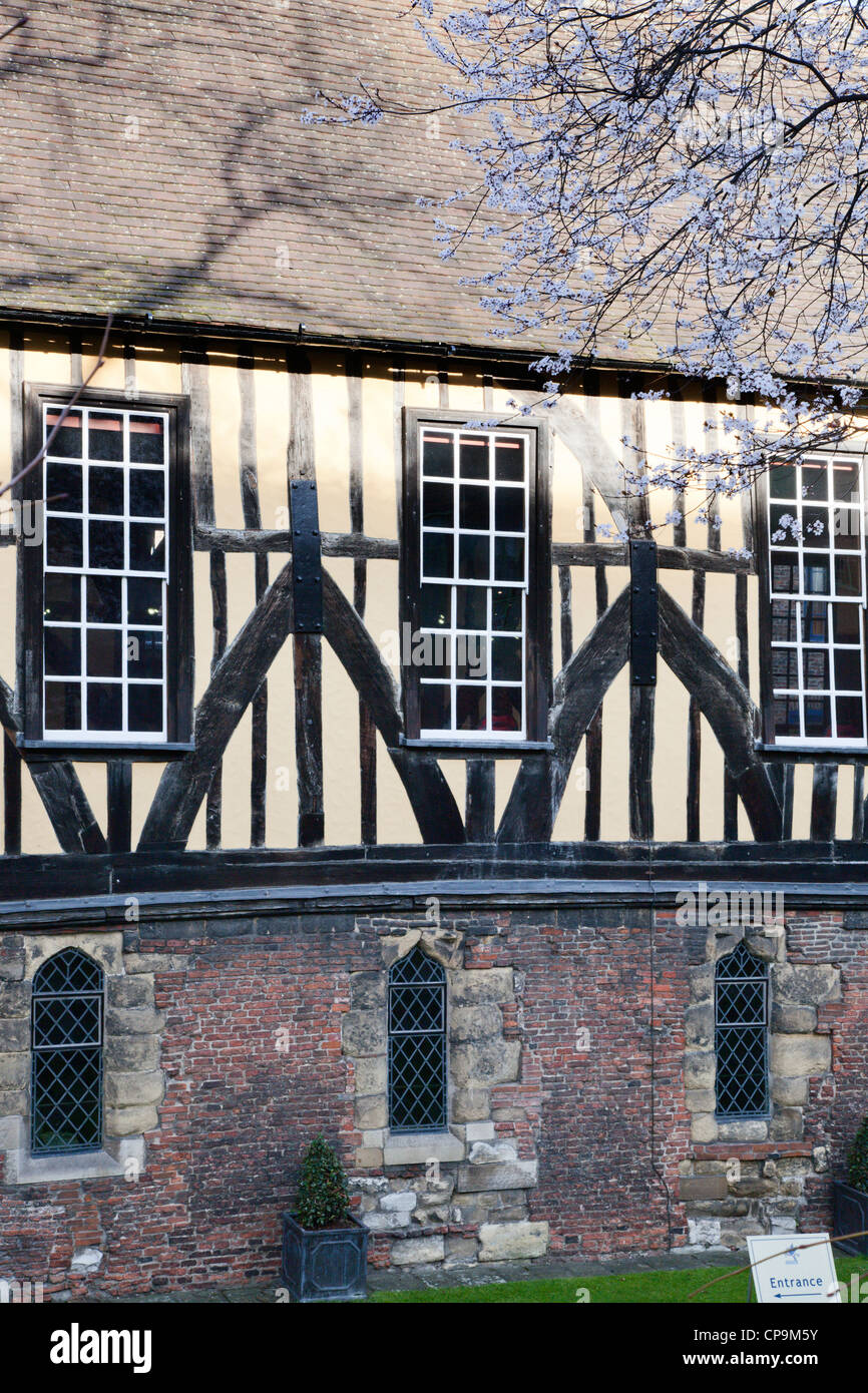 Merchant Adventurers Hall from Piccadilly York Yorkshire England Stock ...