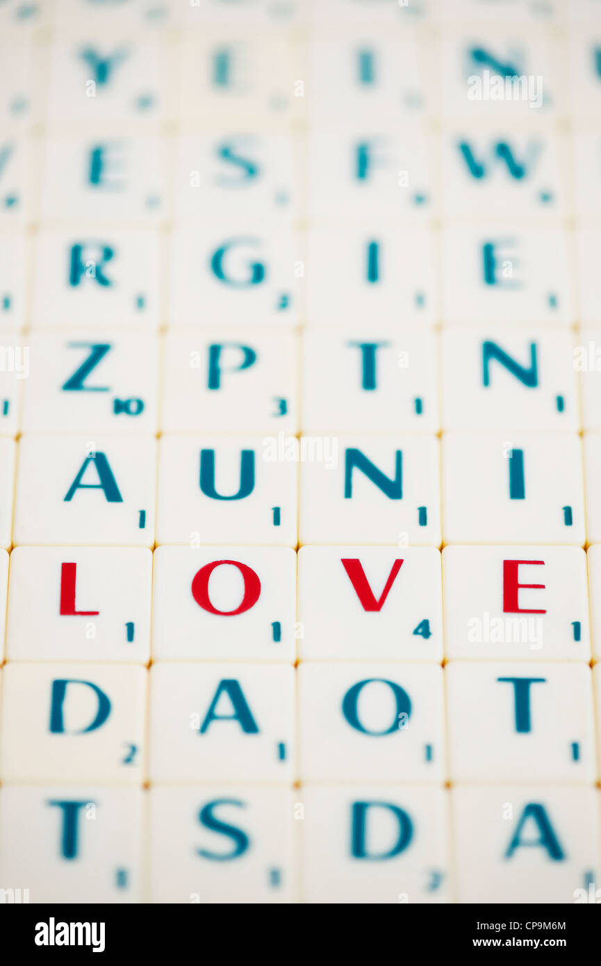 Scrabble letters alphabet hi-res stock photography and images - Alamy