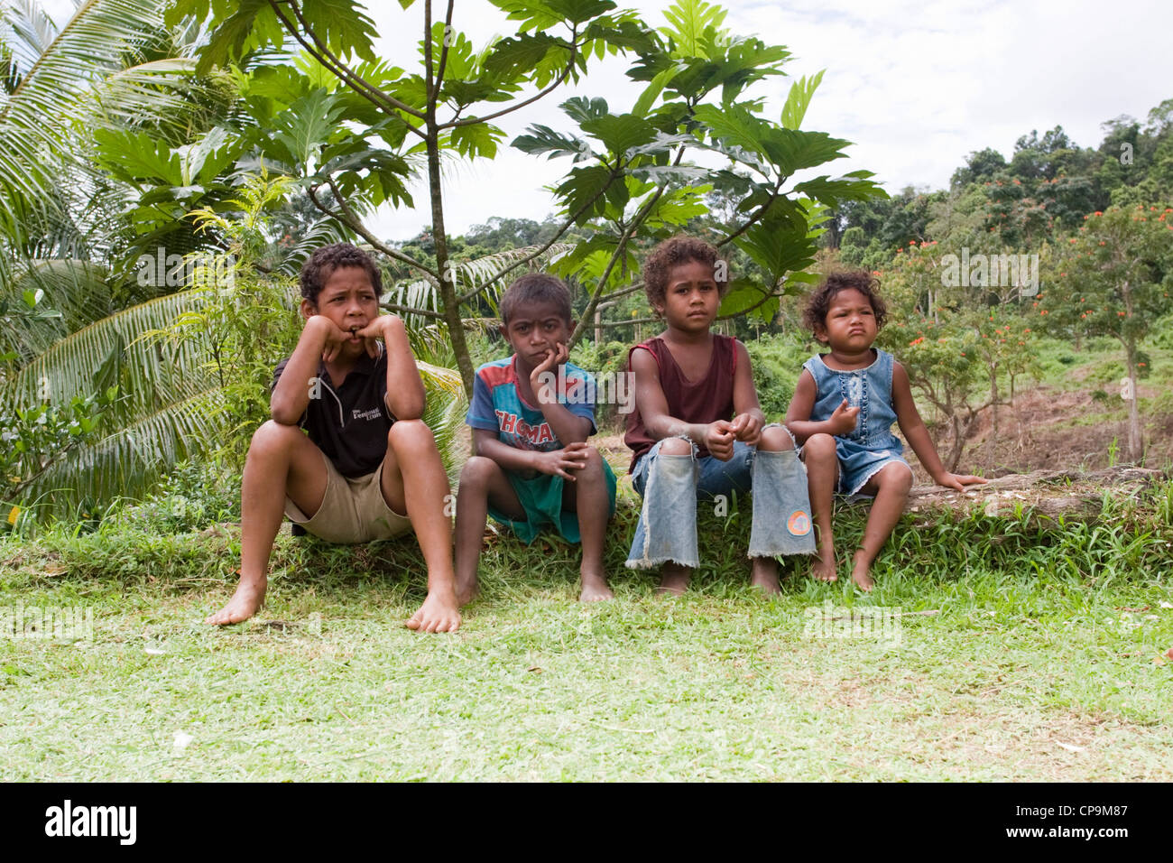 Fijian family hi-res stock photography and images - Alamy