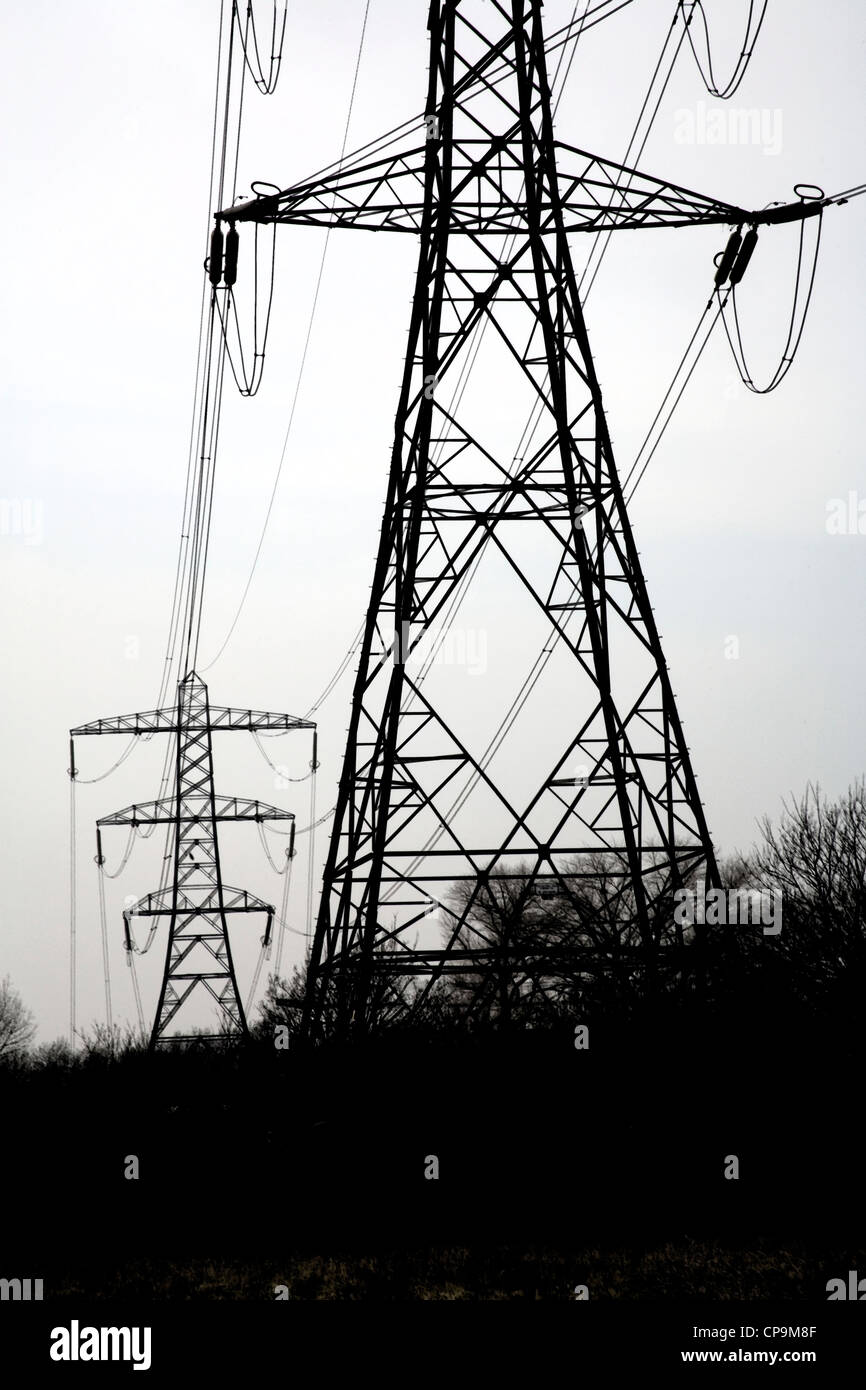 Electricity pylon design hi-res stock photography and images - Alamy