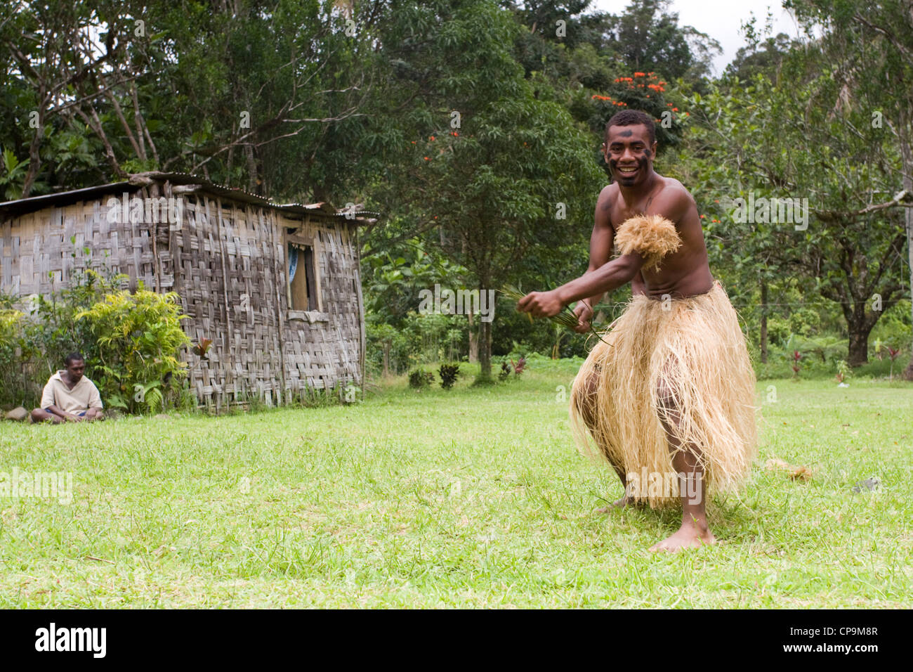 Traditional Fijian dancers Stock Photo - Alamy