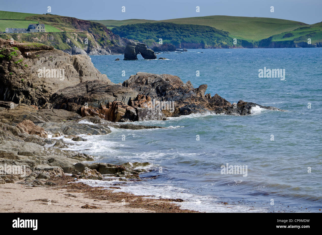 views from the south devon coast path thurlestone south milton south ...
